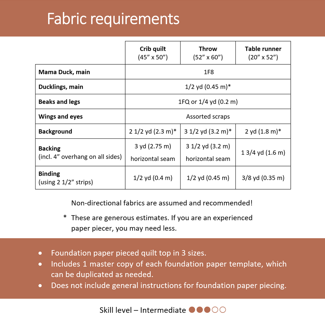 Duck March (PDF Pattern) – Apples & Beavers