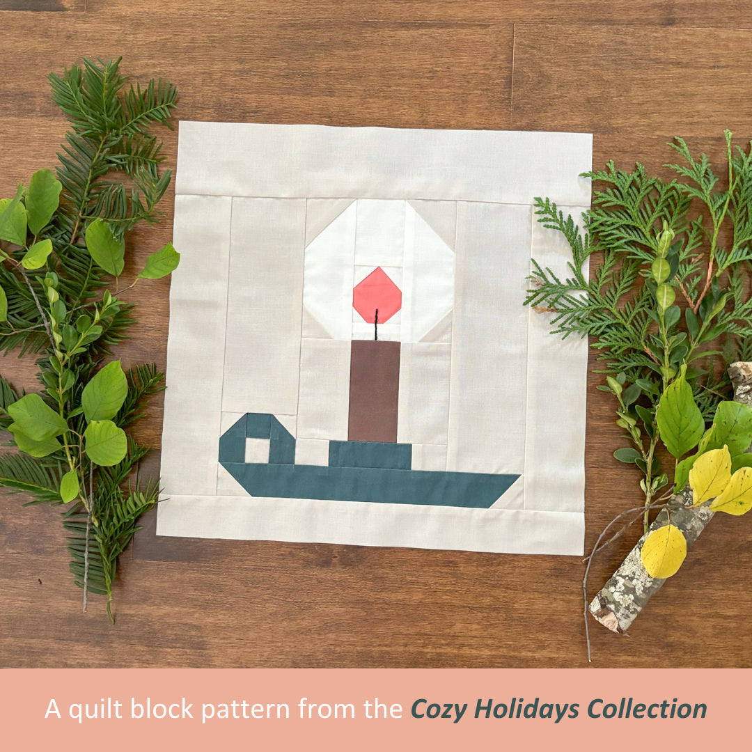 Winter Candle (PDF Pattern) – Apples & Beavers